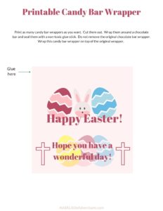 Free Printable Easter Candy Wrappers - Add A Little Adventure