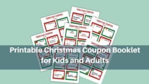 Printable Christmas Coupon Booklet for Kids or Adults