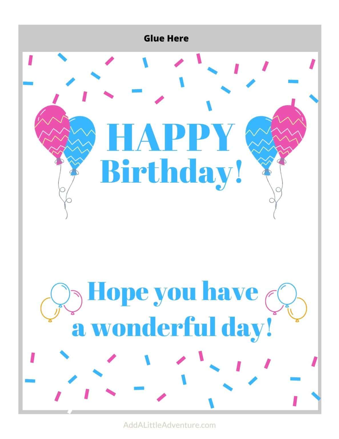 Birthday Candy Bar Wrappers - Free Printables - Add A Little Adventure