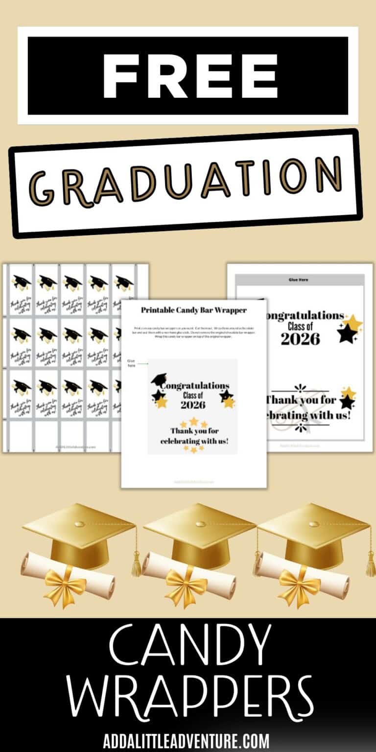 Graduation Candy Bar Wrappers - Free Printables