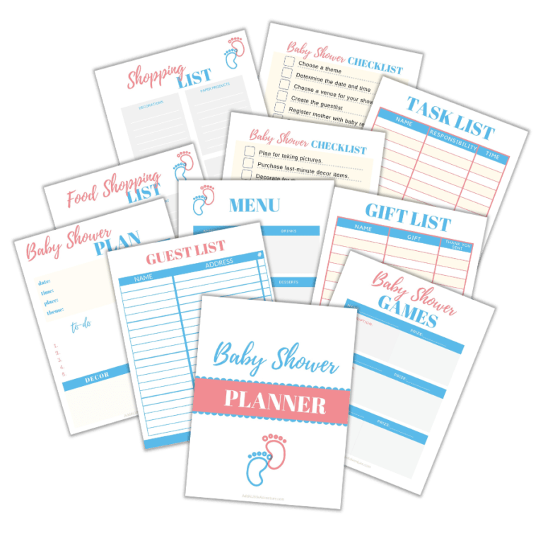 Printable Baby Shower Planner - Add A Little Adventure