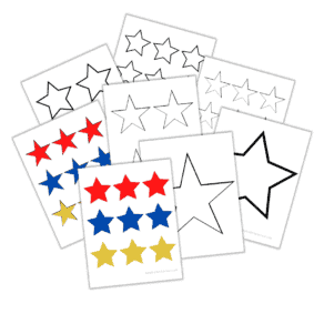 Star Templates - Small, Medium, and Large - Add A Little Adventure