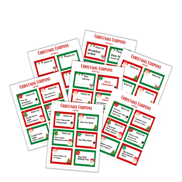 Printable Christmas Coupon Booklet for Kids or Adults