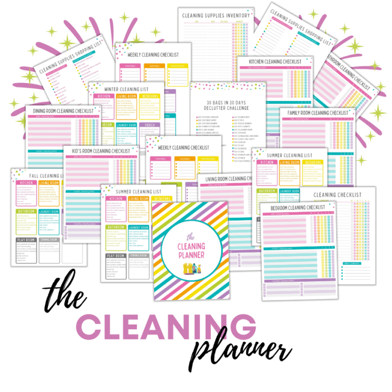 Cleaning Planner - Add A Little Adventure