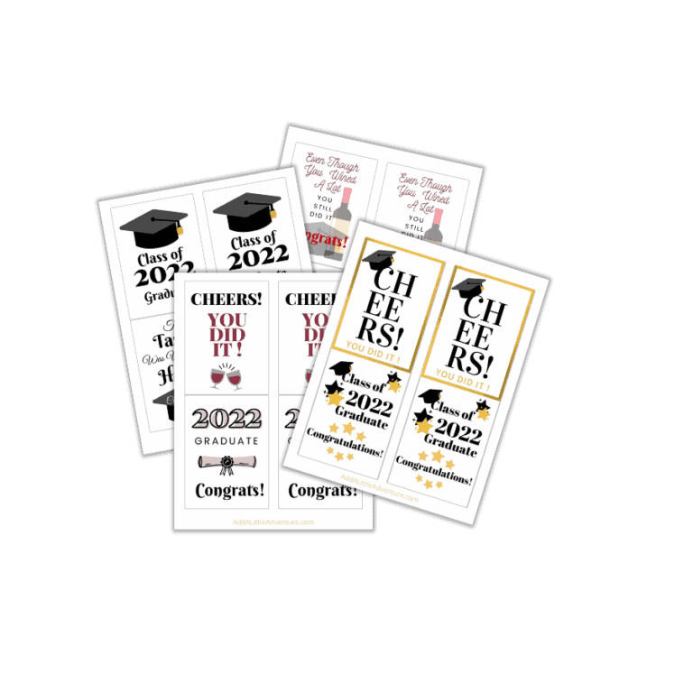 Free Graduation Printables for 2023 - Add A Little Adventure