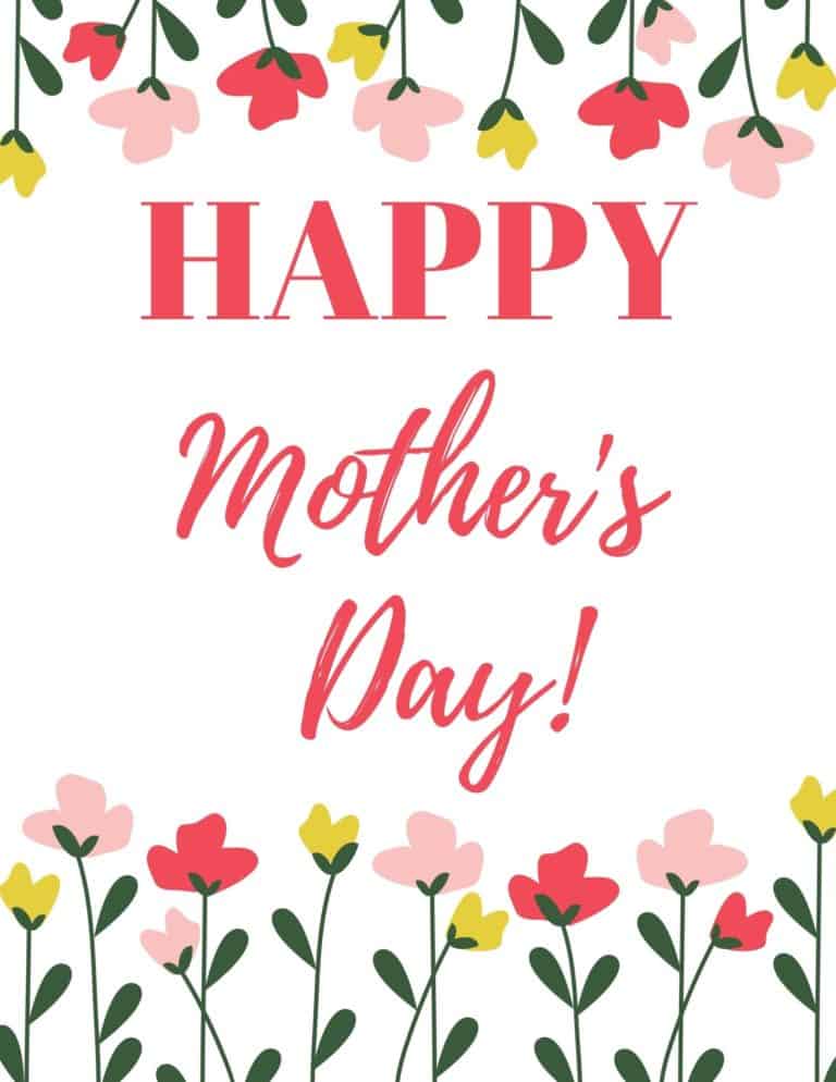 Happy Mothers Day Signs (Free Printables) - Add A Little Adventure