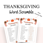 Printable Word Scramble Puzzles (Free Downloads)