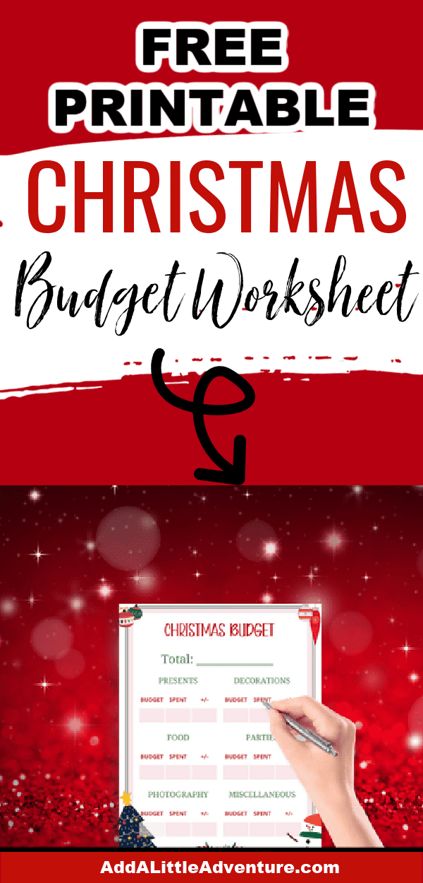 Christmas Budget Planner {Free Printable} - Add A Little Adventure