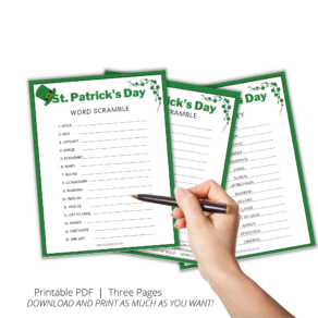 Printable Word Scramble Puzzles (Free Downloads)