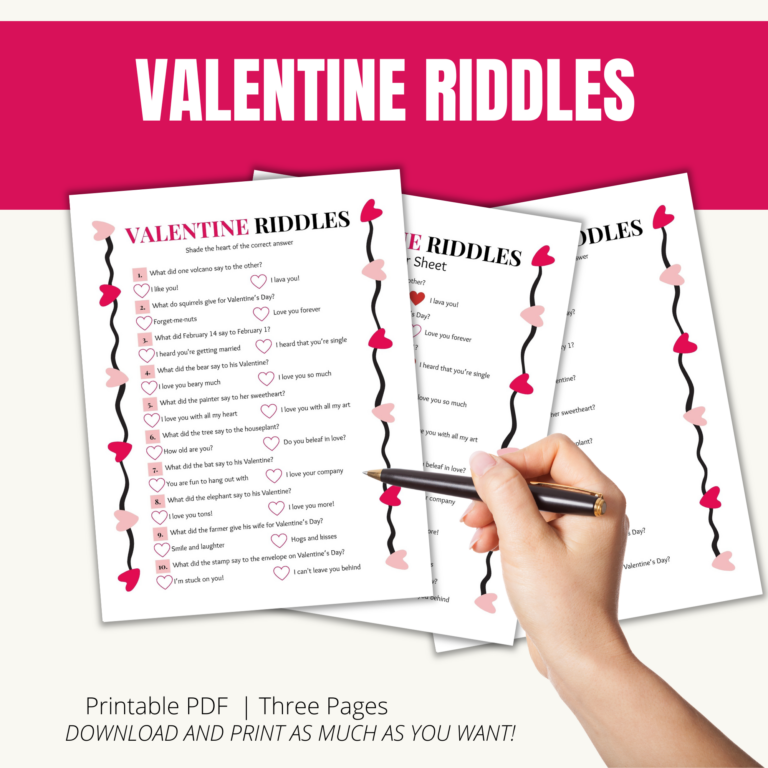 Printable Valentine's Day Games - Add A Little Adventure