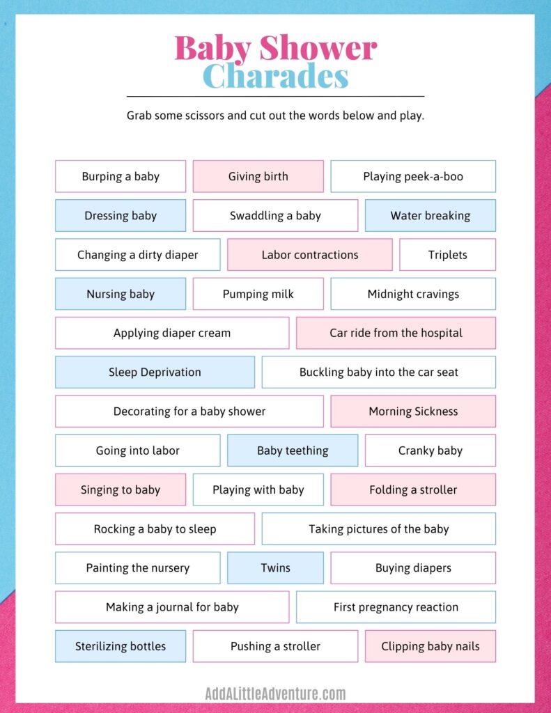 Printable Charades List Insanely Fun Christmas Charades Game 120 Printable Charades List Insanely Fun Christmas Charades Game 120