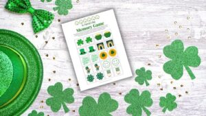 St. Patrick's Day Memory Game (Free Printable)