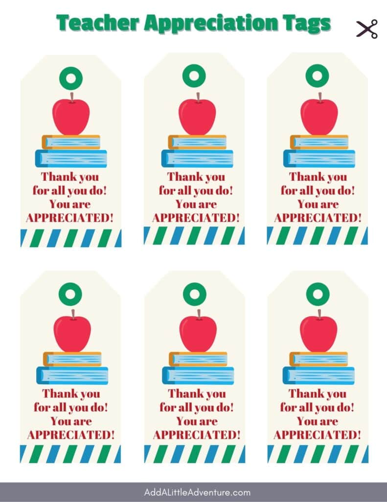 Teacher Appreciation Tags Free Printables Teacher Appreciation Tags Free Printables