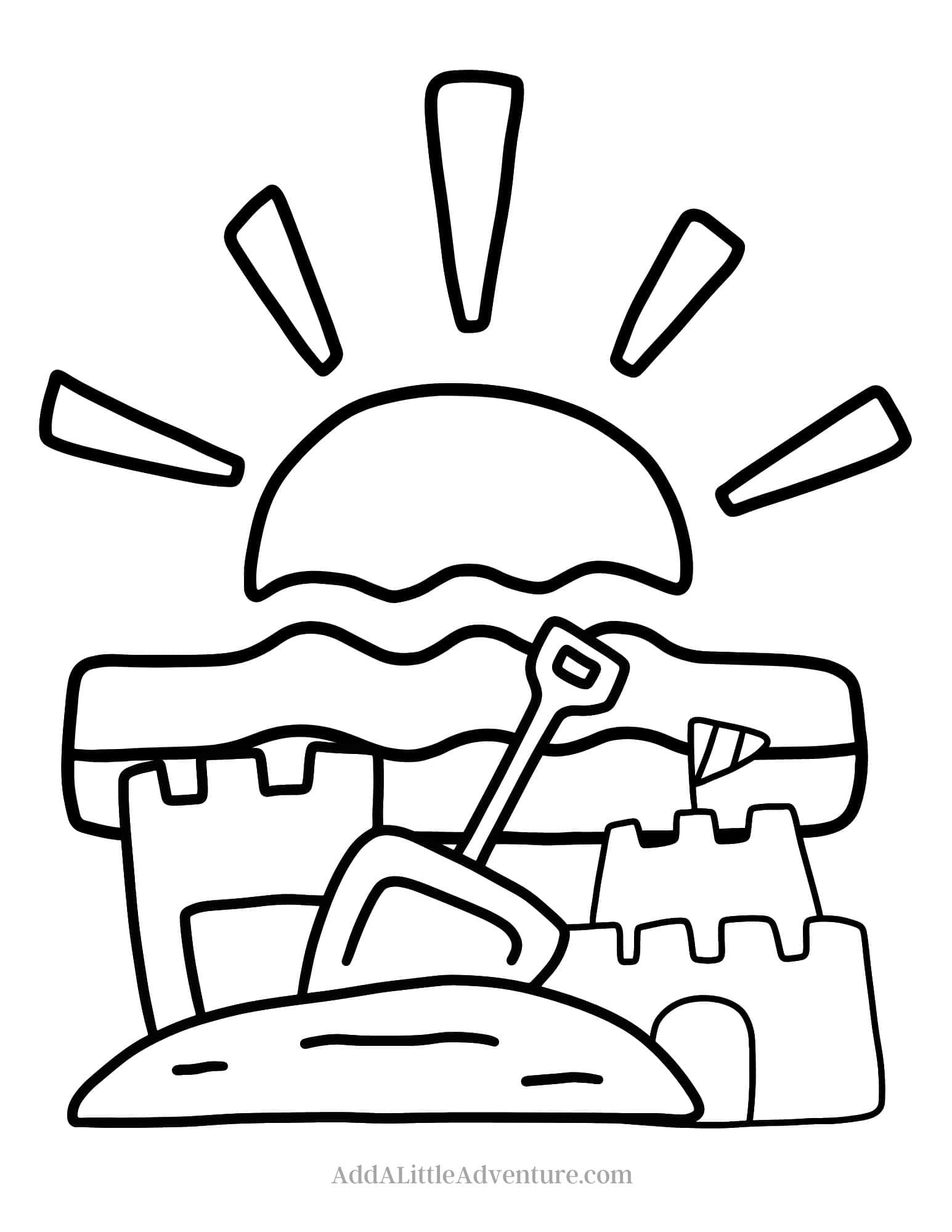 Summer Coloring Pages for Kids: Download Your Free PDF!