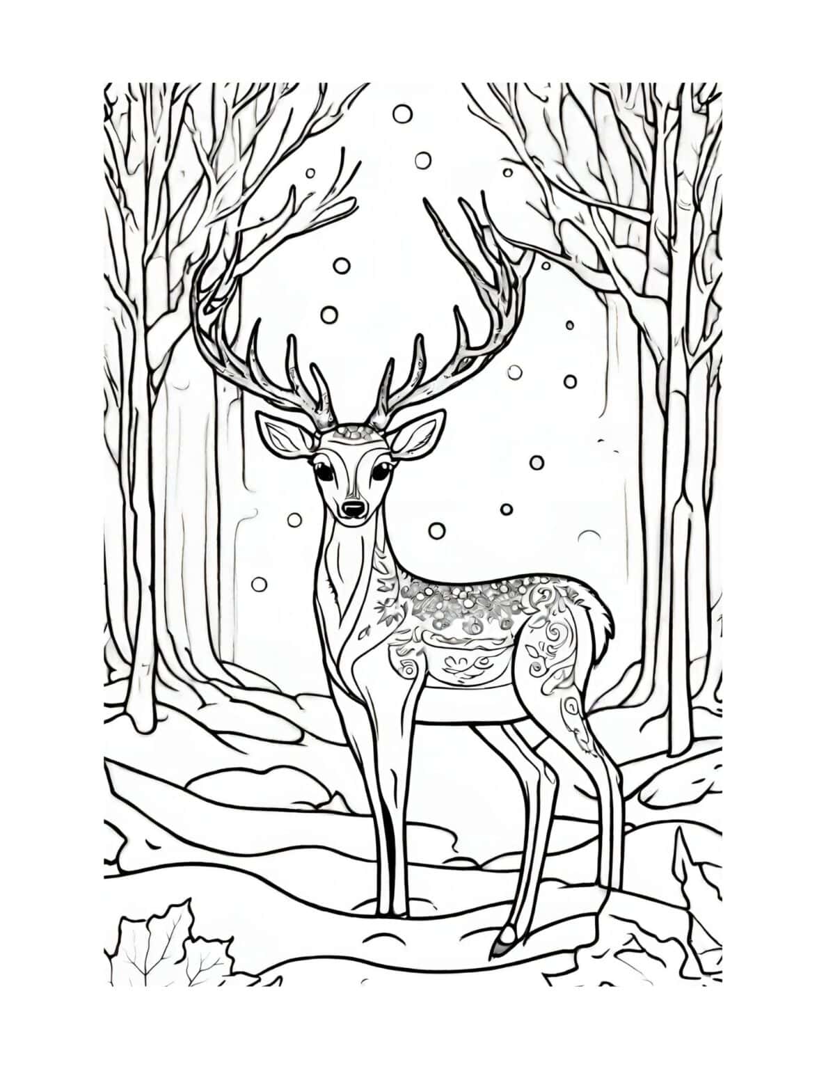 17 Free Printable Winter Coloring Pages