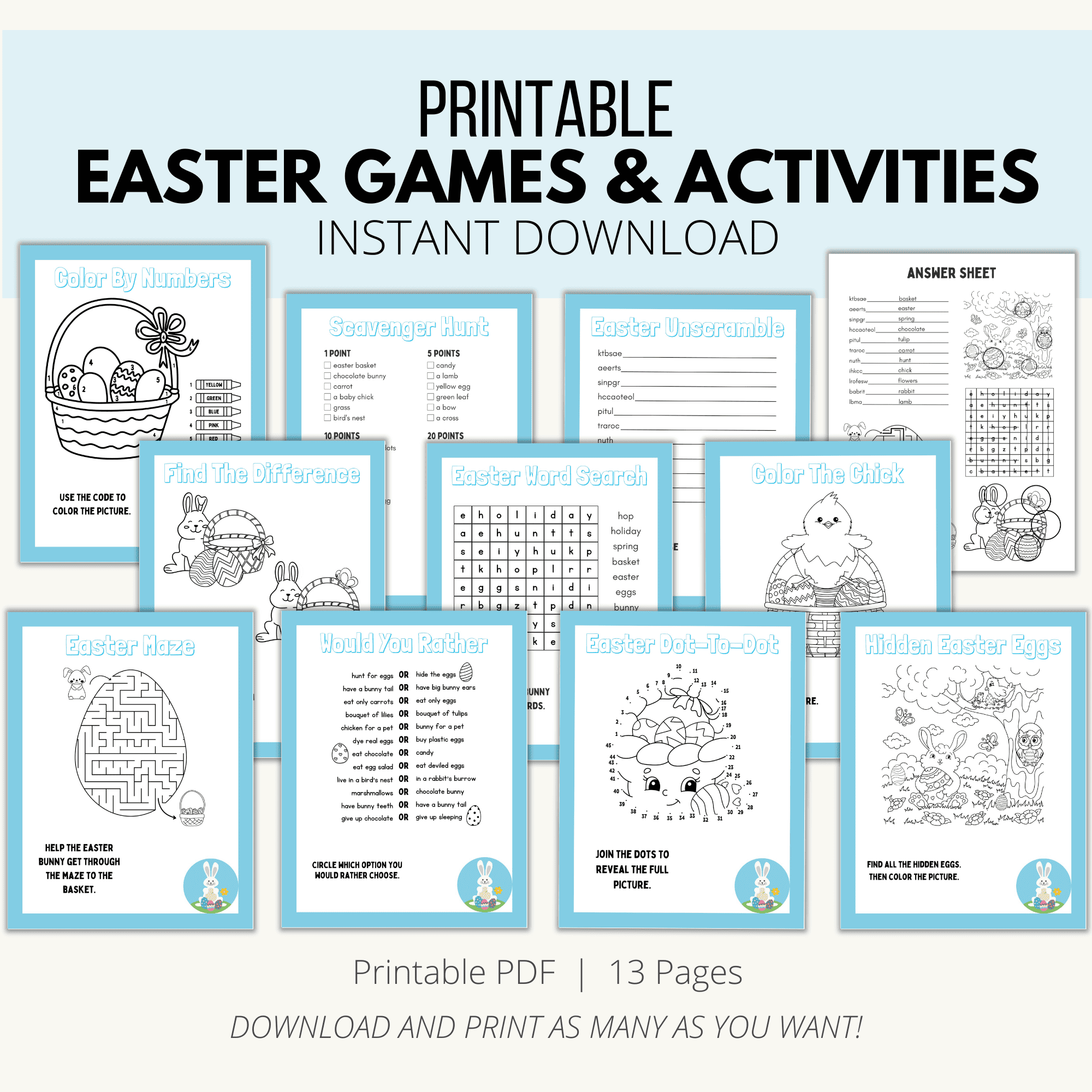 Free Printable Easter Tags - Add A Little Adventure