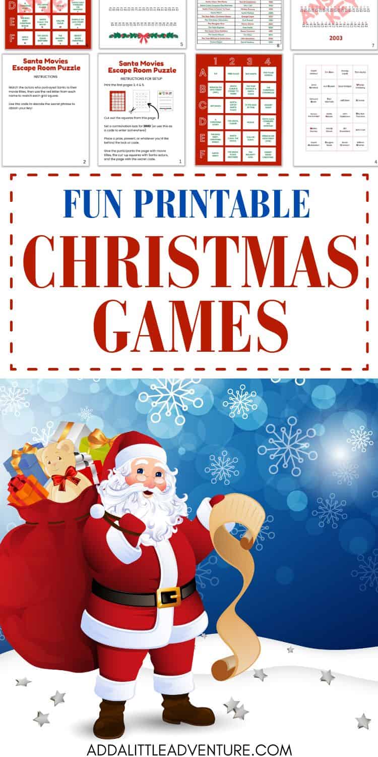Santa Movie Escape Room Printable - Add A Little Adventure
