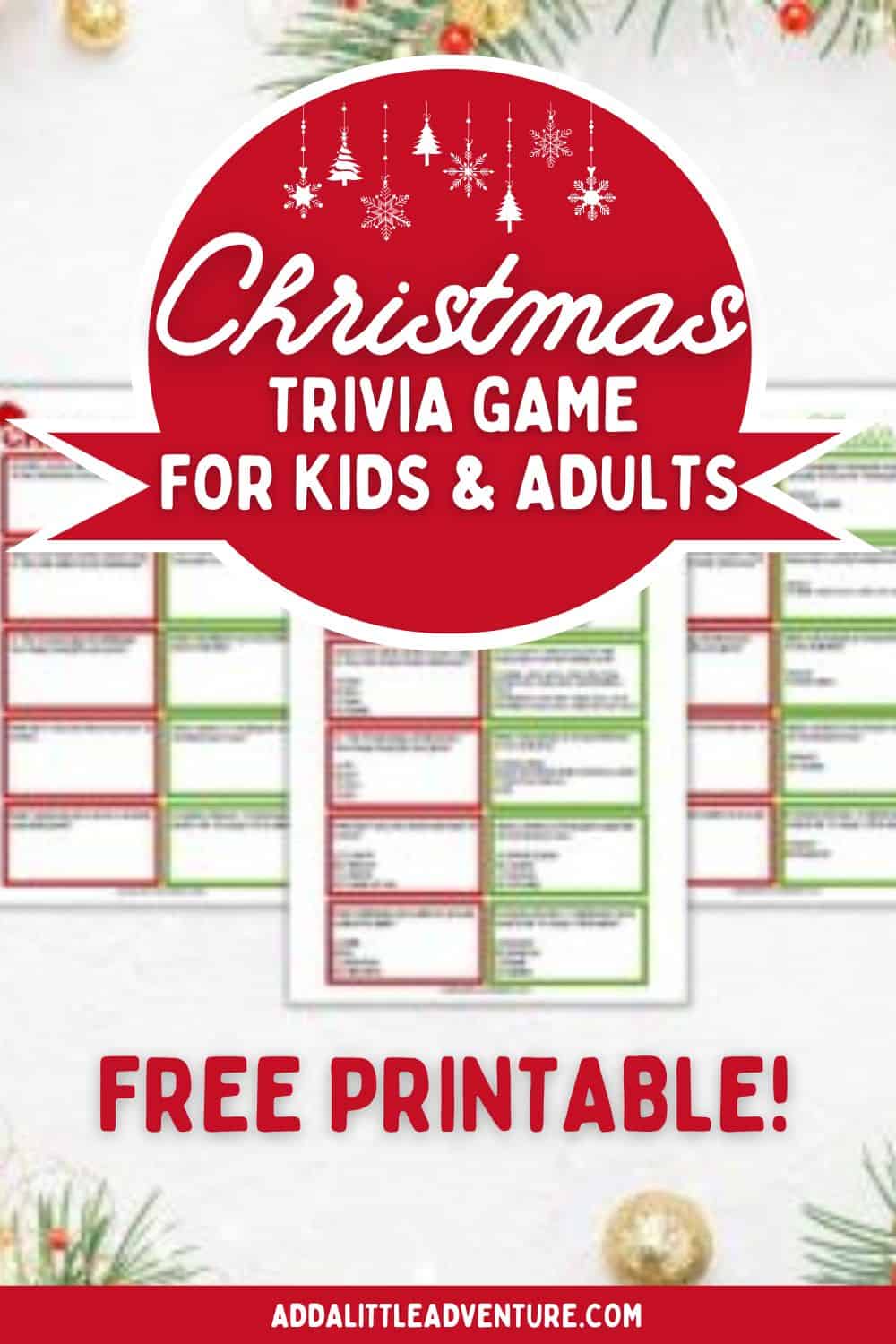 Free Printable Christmas Trivia Game – Fun for All Ages!
