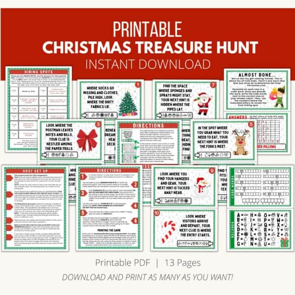 Printable Christmas Games PDF Bundle - Add A Little Adventure