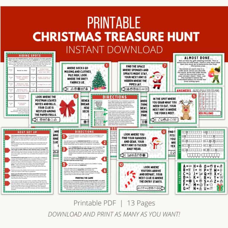 Printable Christmas Games PDF Bundle - Add A Little Adventure