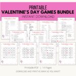 Printable Valentine's Day Games - Add A Little Adventure
