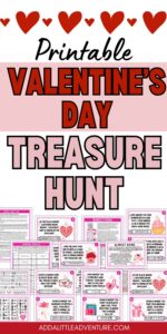 Valentine's Day Scavenger Hunt for Kids - Add A Little Adventure