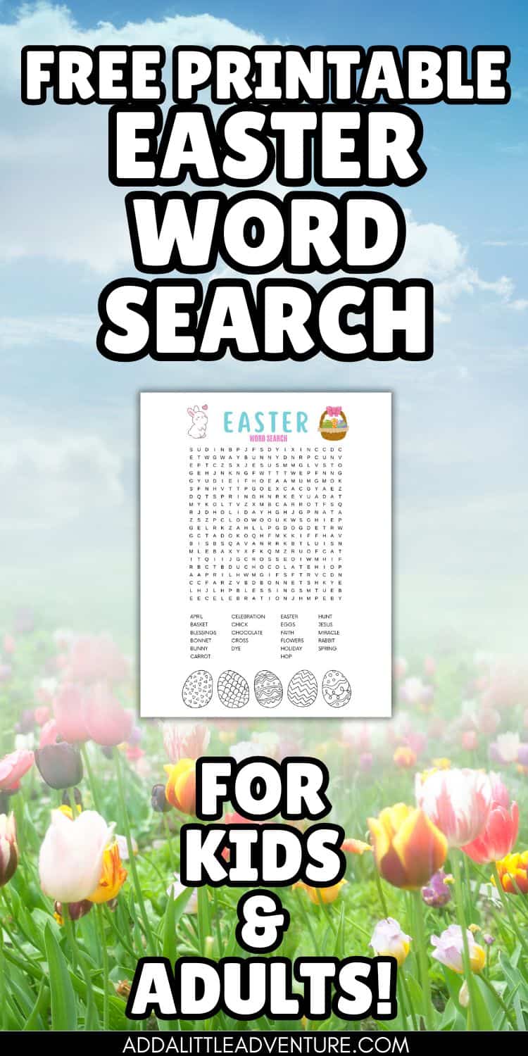 Free Printable Easter Word Search – Fun for the Whole Family!
