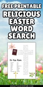 Free Printable Religious Easter Word Search – Download Now!