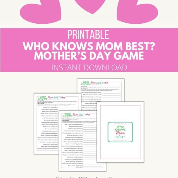 Printable Mother's Day Trivia Game - Add A Little Adventure