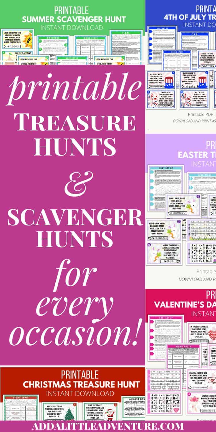 Treasure Hunts and Scavenger Hunts for Every Occasion
