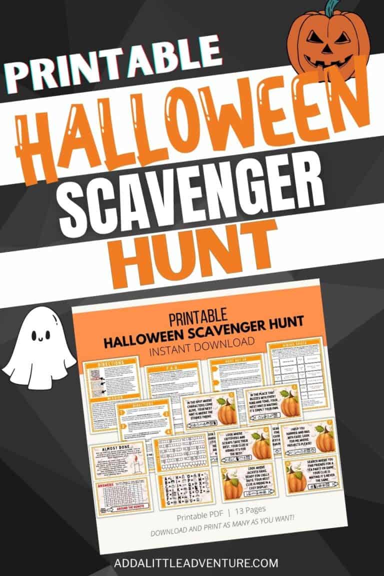 Add Some Spooky Fun with this Printable Halloween Scavenger Hunt