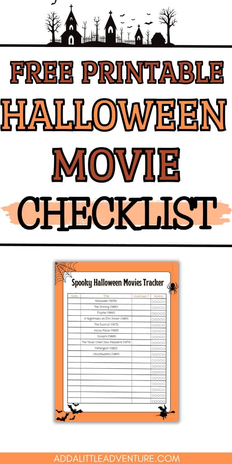 Get Your Spooky Halloween Movie Checklist