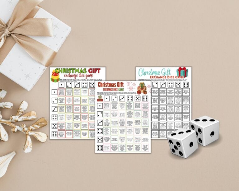 Christmas Gift Exchange Dice Game - Add Laughter to Your Holiday ...