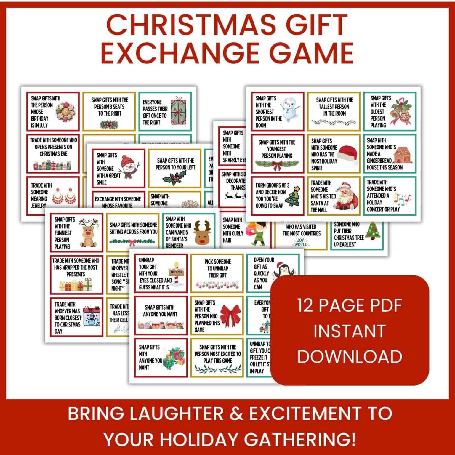 Christmas Gift Exchange Game - Add A Little Adventure