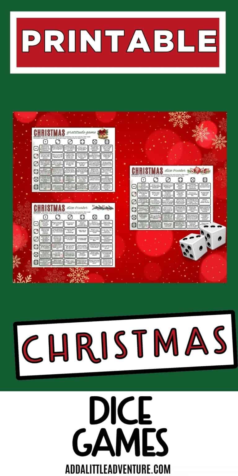 Christmas Dice Games - Add A Little Adventure