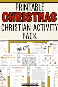 Christian Christmas Activity Pack for Kids