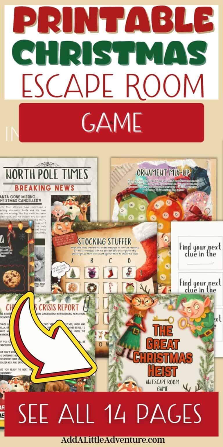 Printable Christmas Escape Room Game - Add A Little Adventure