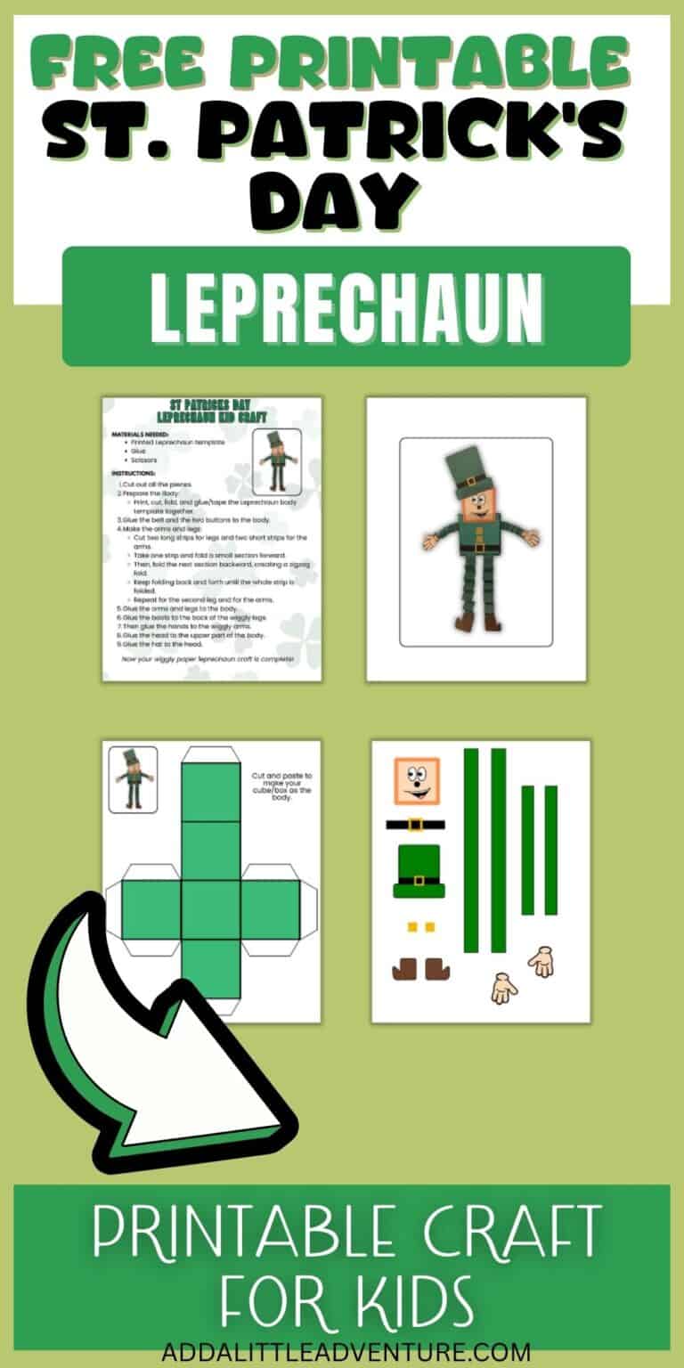 Free St. Patrick's Day Leprechaun Craft for Kids - Add A Little Adventure
