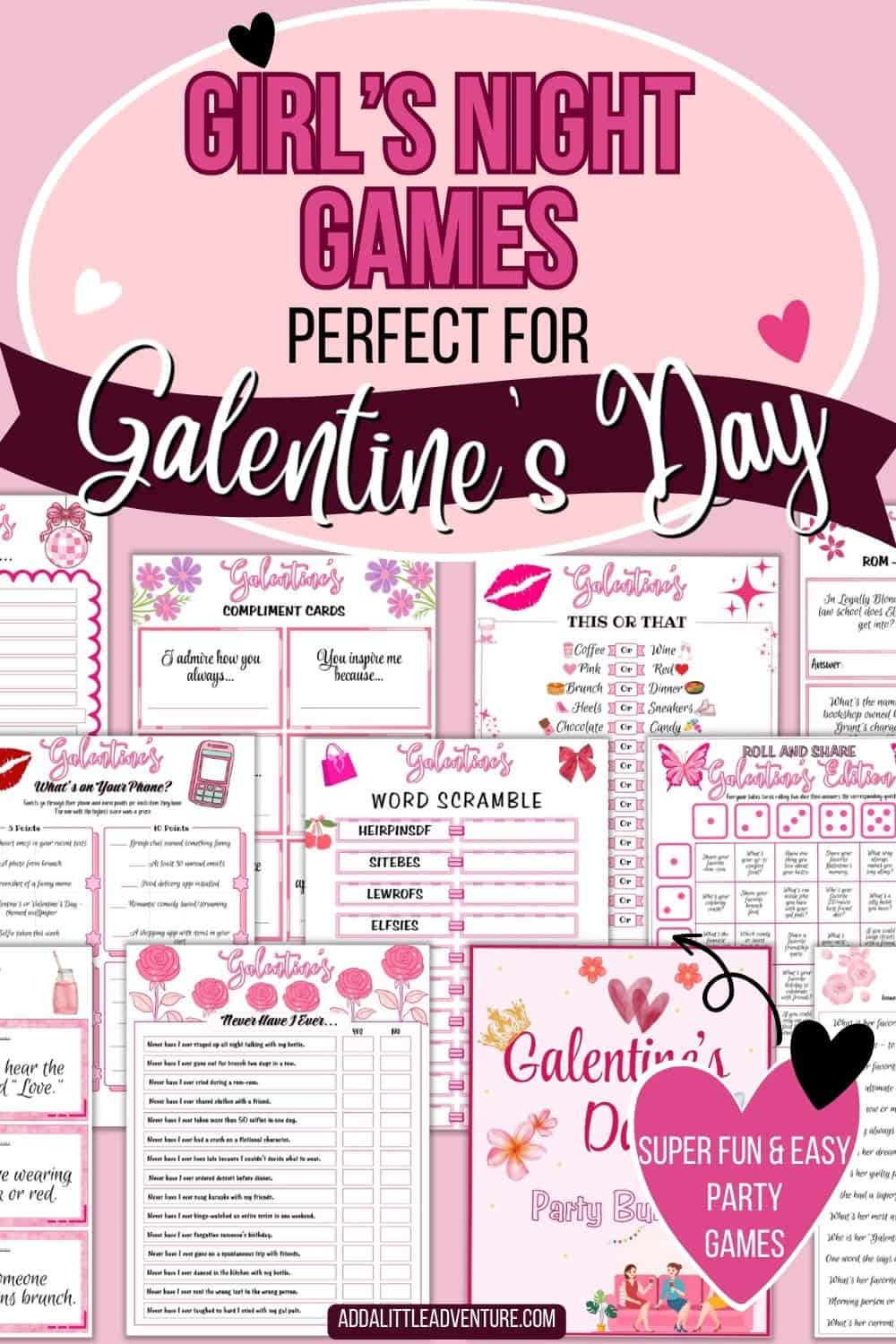 Galentine's Day Games That Make Girls' Night Easy and Fun