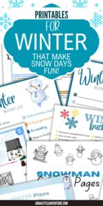 Celebrate Winter with These Fun Winter Printables & Activities