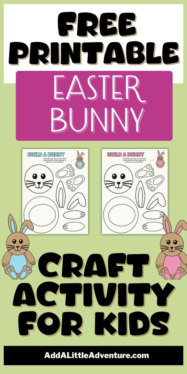 Free Printable Build a Bunny Craft for Kids - Add A Little Adventure