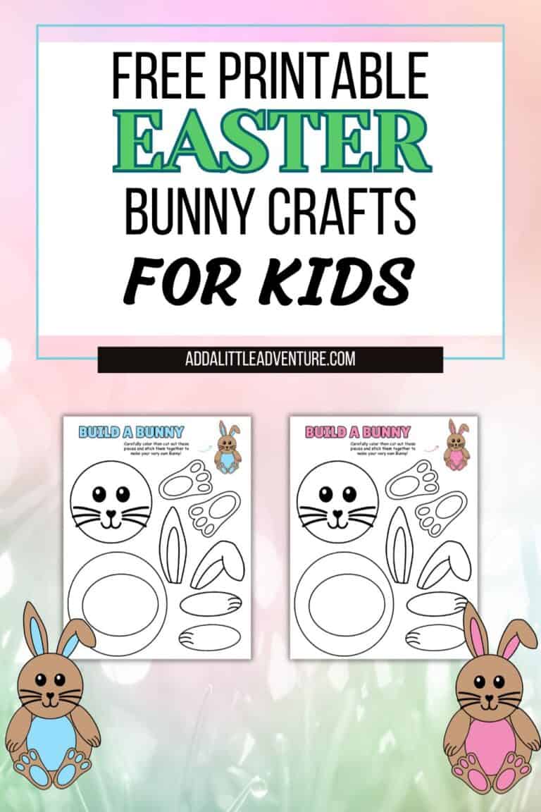 Free Printable Build a Bunny Craft for Kids - Add A Little Adventure