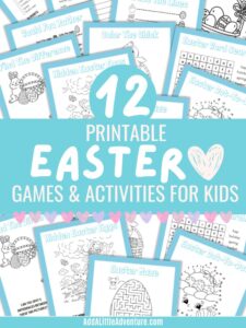 12 Printable Easter Games for Kids {Downloadable PDF}