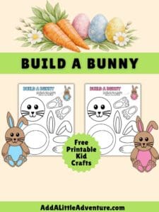 Free Printable Build a Bunny Craft for Kids - Add A Little Adventure