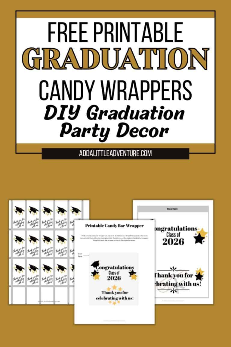Graduation Candy Bar Wrappers - Free Printables