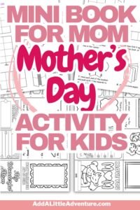 Mother's Day Mini Book Printable: A Meaningful Gift Kids Can Make