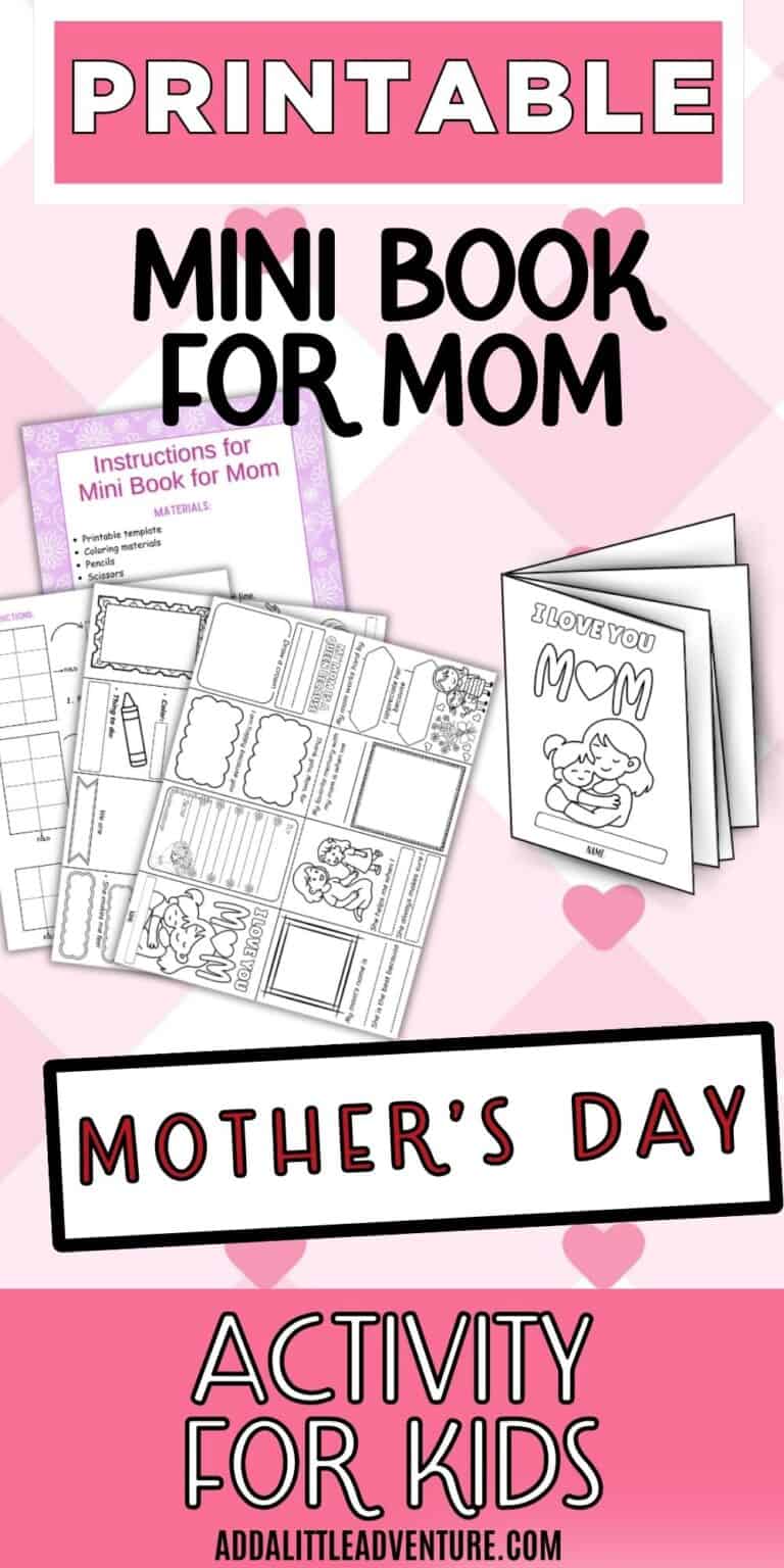 Mother's Day Mini Book Printable: A Meaningful Gift Kids Can Make